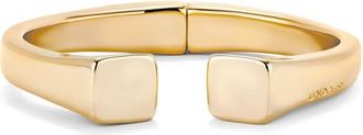 Uno De 50 UNO de 50 | Starres Armband aus 18-karätigem Gold | handgefertigtes geometrisches Design | Modeschmuck, Mediano, Gold, Kein Edelstein