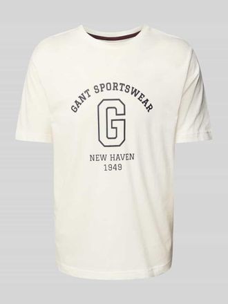 GANT T-Shirt mit Label-Print