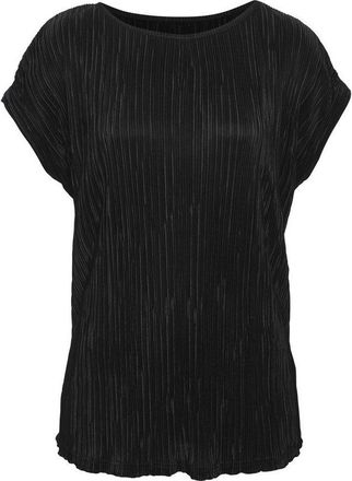 Lascana Kurzarmshirt aus leicht plissierter Ware