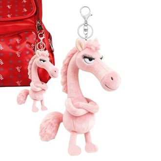 Generico Porte-cl&eacute;s animaux - Porte-cl&eacute;s breloque ann&eacute;e 2026 pour sac, jouets danimaux de dessins anim&eacute;s - Pour sac &agrave; dos, portefeuille, bagages, miroir, t&eacute;l&eacute;p