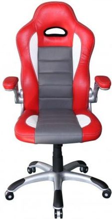 hjh OFFICE [NEUWERTIG] B-Ware Hjh Office Gaming Stuhl B&uuml;rostuhl Game Sport Drehstuhl Stuhl Rot Wei&szlig;