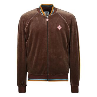 Casablanca Homme, Vestes, Brun, Taille: XL Veste de surv&ecirc;tement en velours