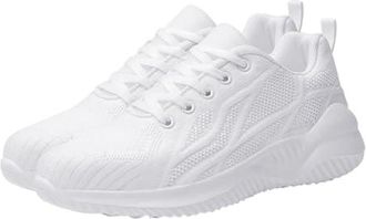 Hemobllo Chaussures Sport Unisexes Tissées Respirantes pour Femmes Baskets De Fitness Légers Décontractés Extérieur