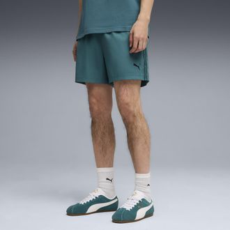 Puma Short 5 tiss&eacute; Essentials Tape Homme, Accessoires, Vert, XXL