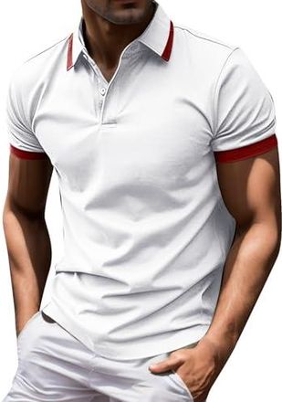 Generic Hauts dext&eacute;rieur pour homme - Chemise dext&eacute;rieur respirante pour hommes grands et grands, chemise de travail et d&eacute;contract&eacute;e classique coupe ajust&eacute;e, 