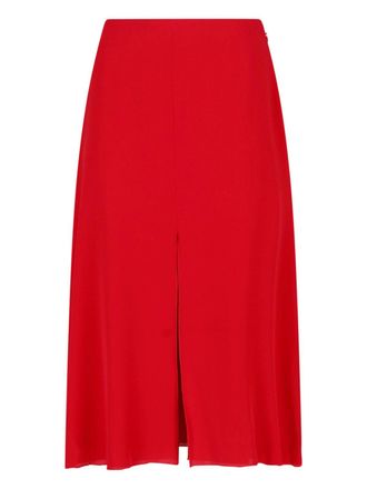 Valentino Silk Midi Skirt