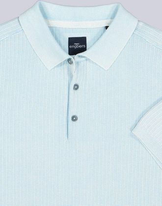 Engbers Poloshirt Herren Modisches Strick-Polo, Hellblau