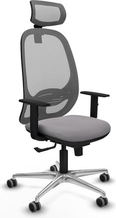 Piqueras y Crespo Cilanco Universit&auml;tsstuhl mit 1D-Armlehnen, h&ouml;henverstellbarer Lendenwirbelst&uuml;tze und Kopfteil, h&ouml;henverstellbar und neigbar. Ausgestattet mit 3 Posit