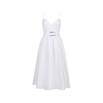 Guess Robe ceintur&eacute;e Ulla en coton m&eacute;lang&eacute;