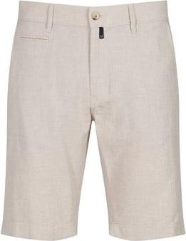 Pierre Cardin Short droit en lin et coton