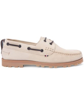 Tommy Hilfiger Bootsschuhe mit Profilsohle und Kontrastdetails in