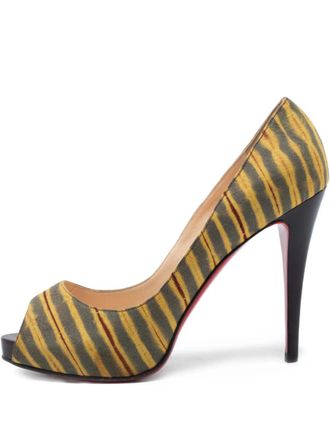 Christian Louboutin Pumps mit Absatz 120mm - Gelb
