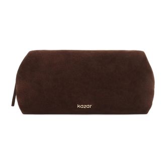 Kazar Kosmetiktasche aus Wildleder - - Bags - Damen - Braun - ONE SIZE