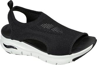 Skechers Womens Arch Fit City Catch Sandal, Noir, 39 EU