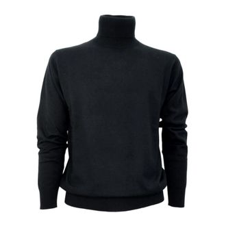 Cashmere Company Rollkragen - - Knitwear - Herren - Schwarzk - 3XL