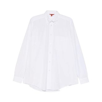 Barena Homme, Chemises, Blanc, Taille: XL Camicia bottoni e taschino