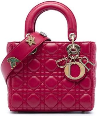 Dior Pre-owned Cuir sacs-dior - Femme - Pre-owned - Rouge - Taille: ONE Size