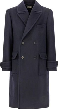 Pence 1979 Zweireihiger Mantel - - Coats - Herren - Blau - M
