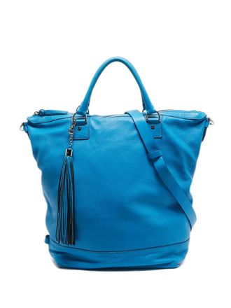 Diane Von F&uuml;rstenberg sac cabas Drew en cuir - Bleu