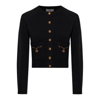 Chlo&eacute; Horse Medal Cardigan - - Knitwear - Damen - Schwarzk - M