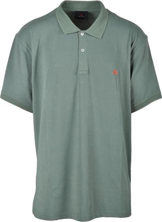 Peuterey Homme, Tops, Vert, Taille: 3XL Polo en Piqu&eacute; Stretch Nylon