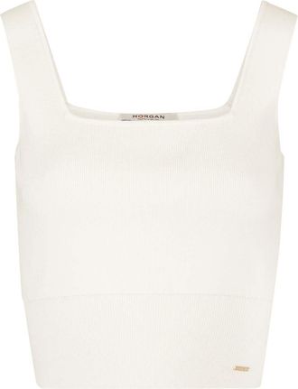 Morgan Tanktop-Pullover mit breiten Trägern Off White XL