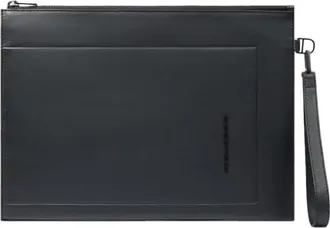 Piquadro Pochette pour iPadPro 11 Homme cuir noir