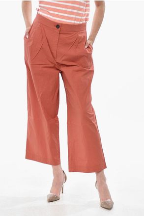 Woolrich Cotton Poplin Pants With Double Pleats size Xl