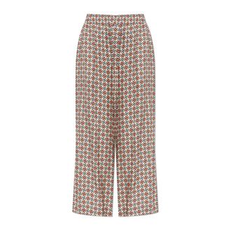 Paul Smith Femme, Pantalons, Multicolore, Taille: 32 FR Pantalon ample &agrave; motifs