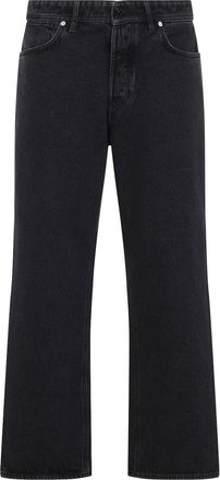 Stone Island Straight Leg Jeans - Schwarz