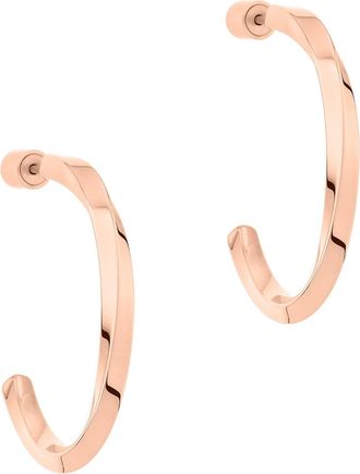 Liebeskind Liebeskind Berlin Ohrringe - Edelstahl Twisted - Gr. unisize - in Quarz - f&uuml;r Damen