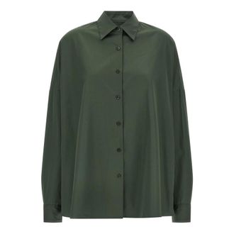 Dries Van Noten Casia Shirt - Femme - Blouses et Chemises - Vert - Taille: 36 FR