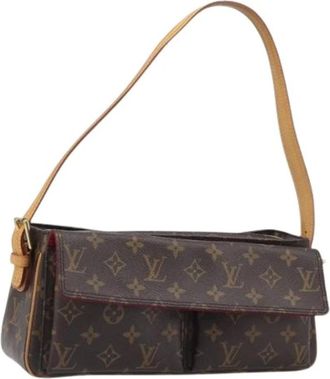 Louis Vuitton Sac bandouli&egrave;re Pre-owned Vivacite MM - Femme - Pre-owned - Brun - Taille: ONE Size
