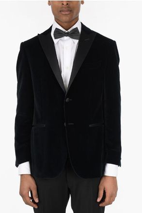 Corneliani Smokingsakko ACADEMY CEREMONY aus Samt Gr&ouml;&szlig;e 52