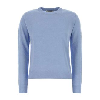 Max Mara Homme, Pulls, Bleu, Taille: S Fervore Crew-neck Sweater