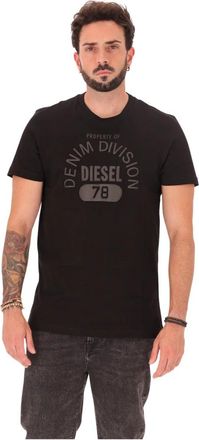 Diesel T-Shirt - - Tops - Herren - Schwarzk - S