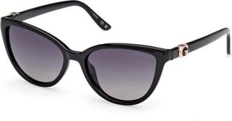 Guess Femme, Accessoires, Noir, Taille: 55 MM Lunettes de soleil oeil de chat