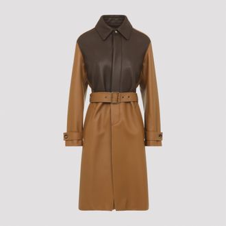 Loewe Manteau Loewe en cuir dagneau