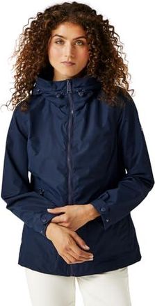 Regatta Womens Waterproof Jacket Veste de Marche imperméable Navassa Giovanna Fletcher pour Femme - 16, Bleu Marine, 44