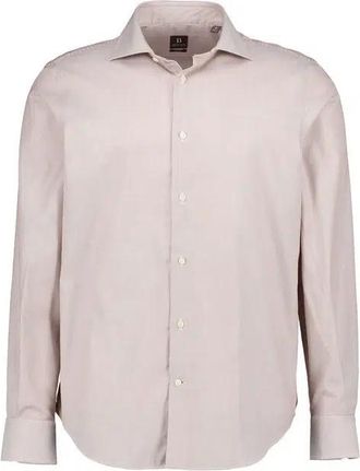 Boggi Milano Herren Hemd braun gestreift Slim Fit