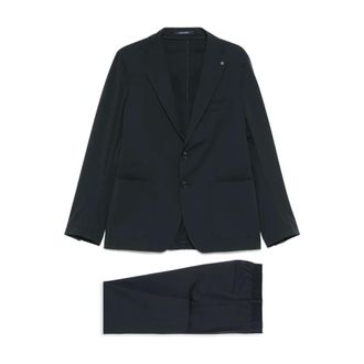 Tagliatore Technischer Anzug - - Suits - Herren - Blau - 3XL