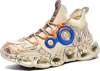 Generic Baskets tendance antid&eacute;rapantes et respirantes pour homme - Chaussures de tennis d&eacute;contract&eacute;es pour homme, beige, 39 1/3 EU