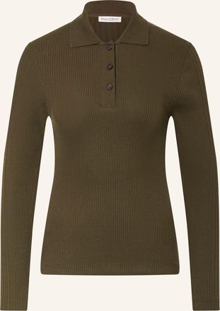Marc O'Polo Marc Opolo Strick-Poloshirt gruen