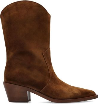 Gianvito Rossi Stiefel im Western-Look - Braun