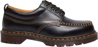 Dr. Martens Homme, Chaussures, Noir, Taille: 45 EU Lowell Leather Moc Toe Shoe