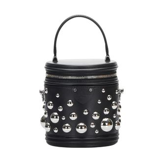 Louis Vuitton Pre-owned Petite Malle Studded Handbag - - Pre-owned - Damen - Schwarzk - ONE SIZE
