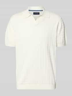 Christian Berg Regular Fit Poloshirt mit Strukturmuster