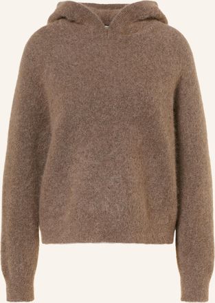 SoSUE Sosue Strick-Hoodie Mit Alpaka braun