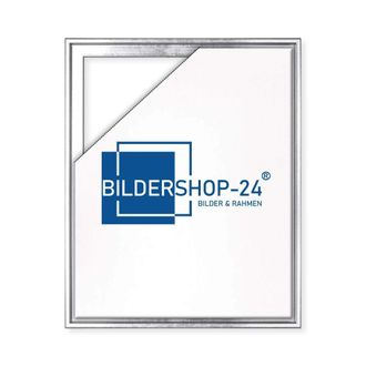 Bildershop-24 Schattenfugenrahmen LEVI 90x120cm Silberglanz Vintage