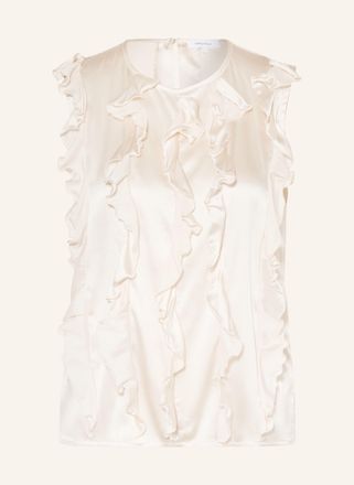 Darling Harbour Darling Harbour Seidentop Mit Volants beige